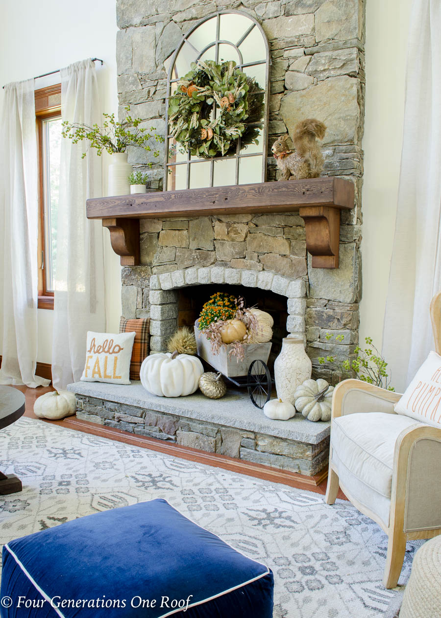 50 Budget Fall Decorating Ideas: Modern Rustic Home Tour
