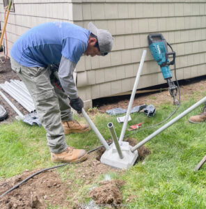 Why we used Diamond Pier Footings for our pool house foundation - Four ...