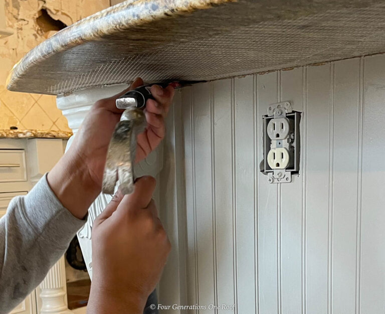 How to Remove Granite Countertops | Four Generations One Roof