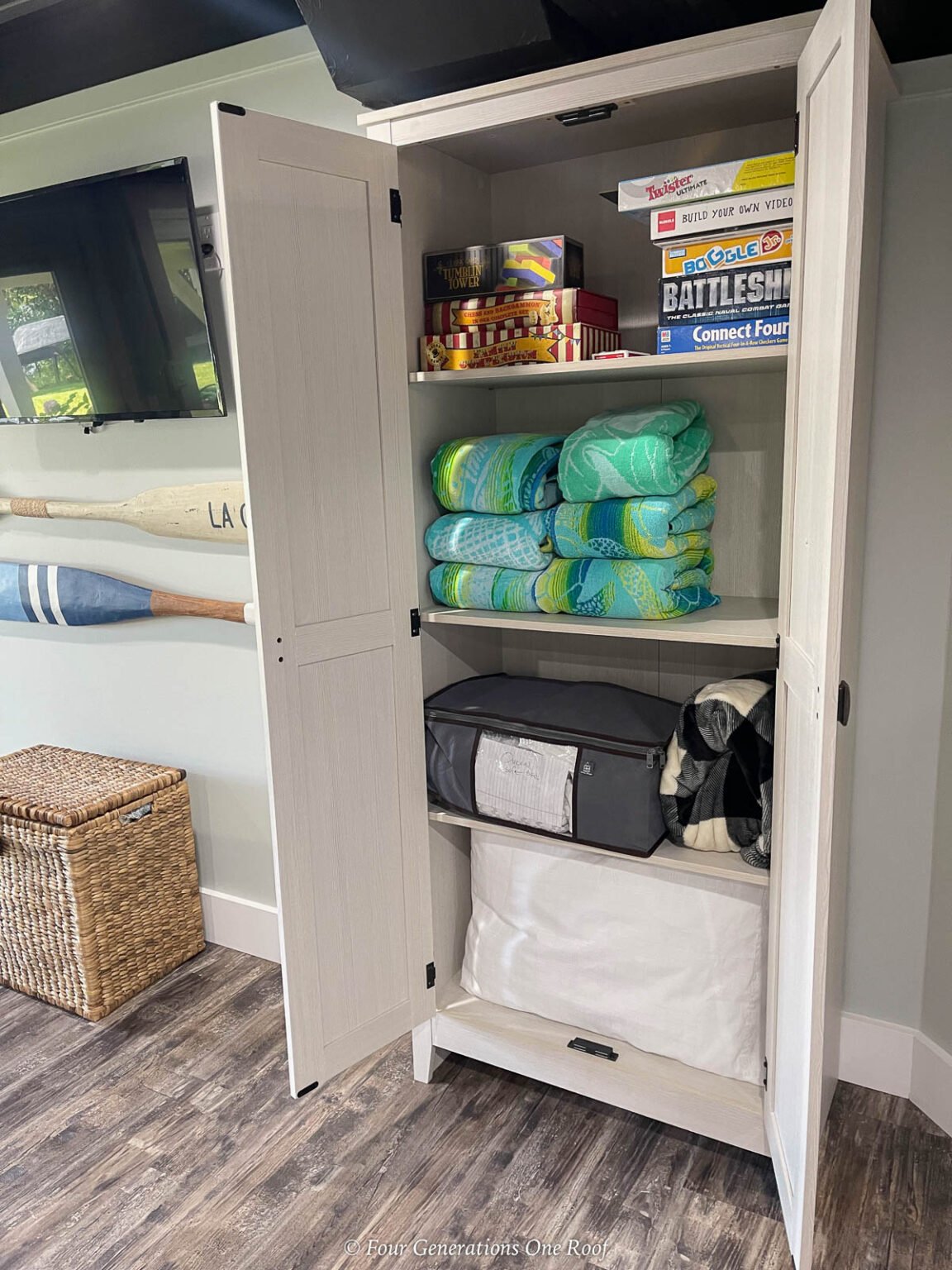 Blanket Storage | Four Generations One Roof