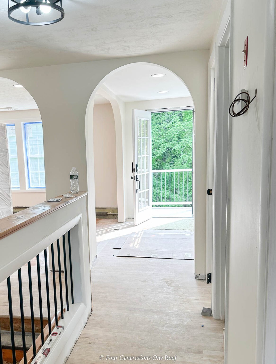 Ranch Style House With Arched Doorways | Four Generations One Roof