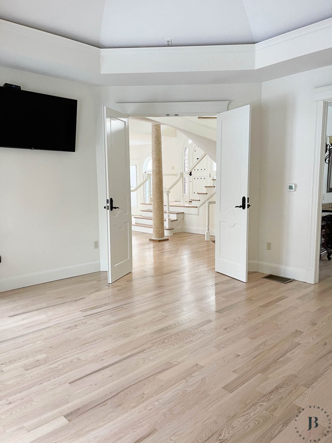 Refinishing Red Oak Floors To Look Like White Oak - Four Generations ...