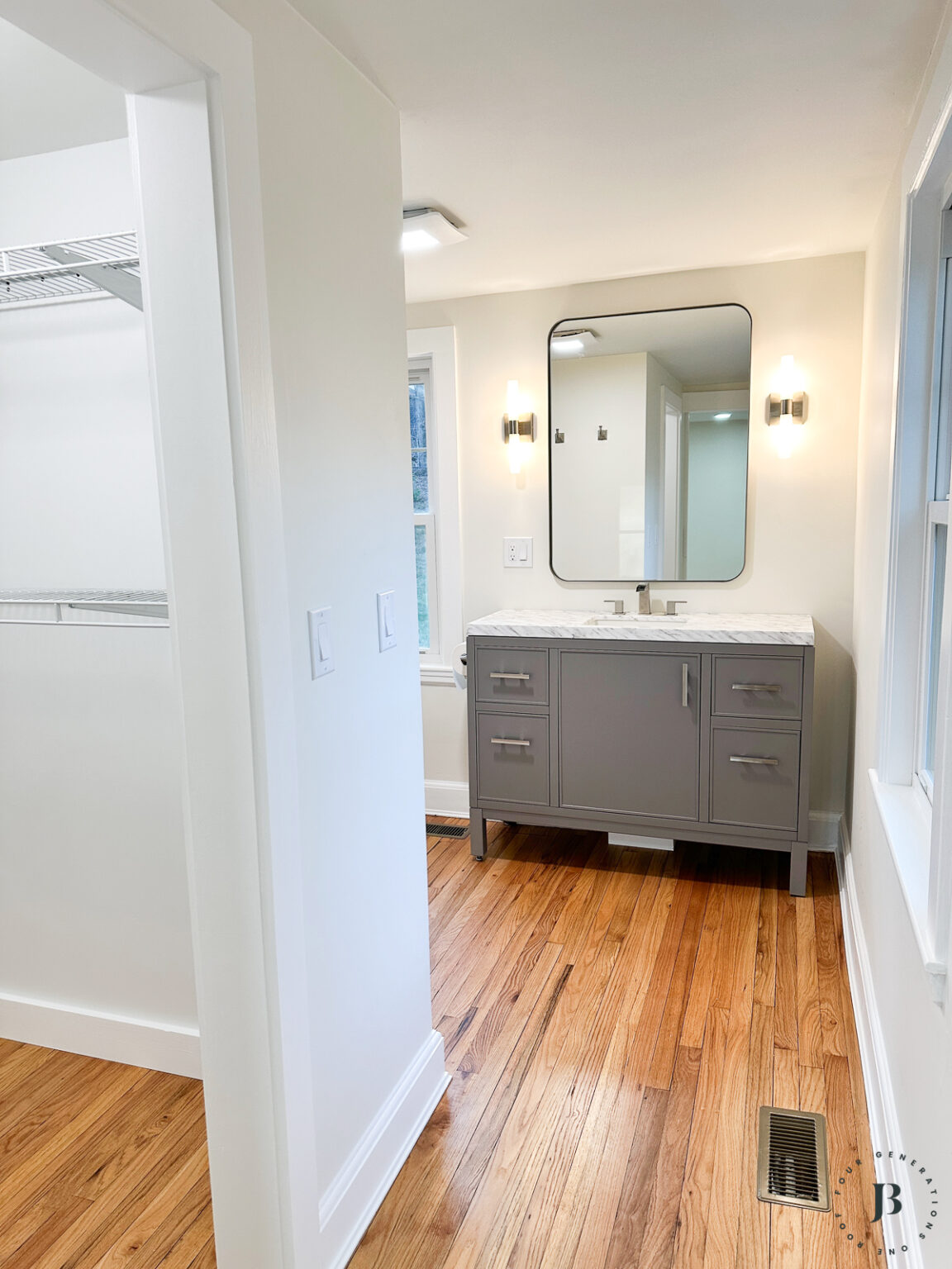 1950s Cape Cod First Floor Master Bedroom Remodel
