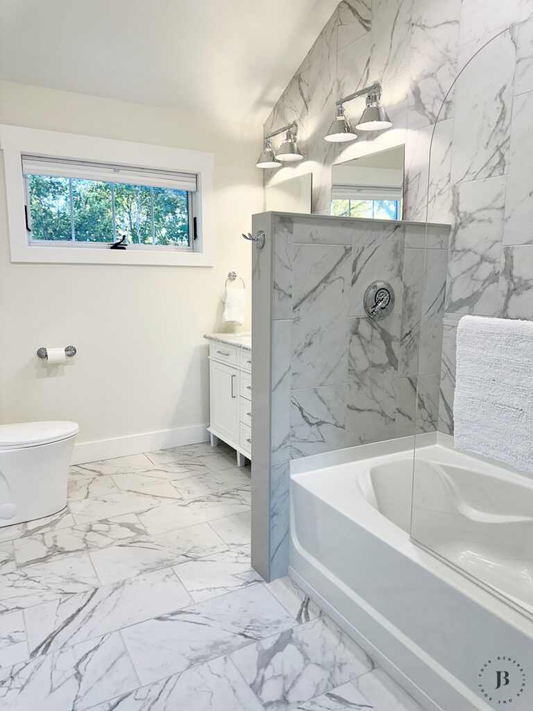 Large Shower Tile Ideas That Made Our Bathrooms Feel Bigger