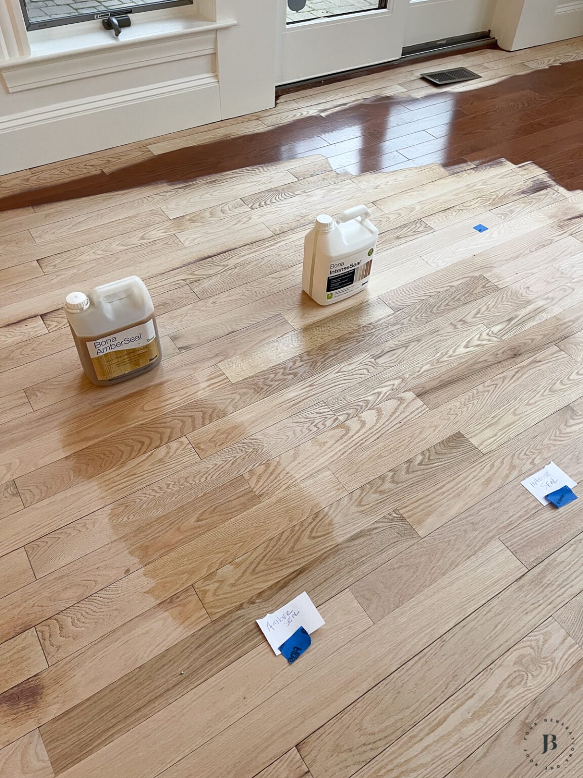 Bona Nordic Seal On Red Oak