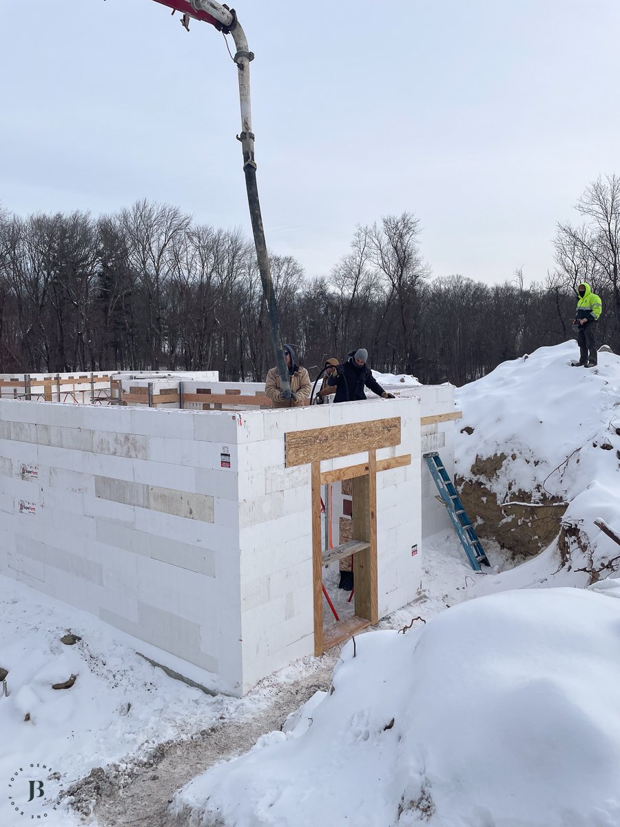ICF New Construction Multigenerational House: The Foundation