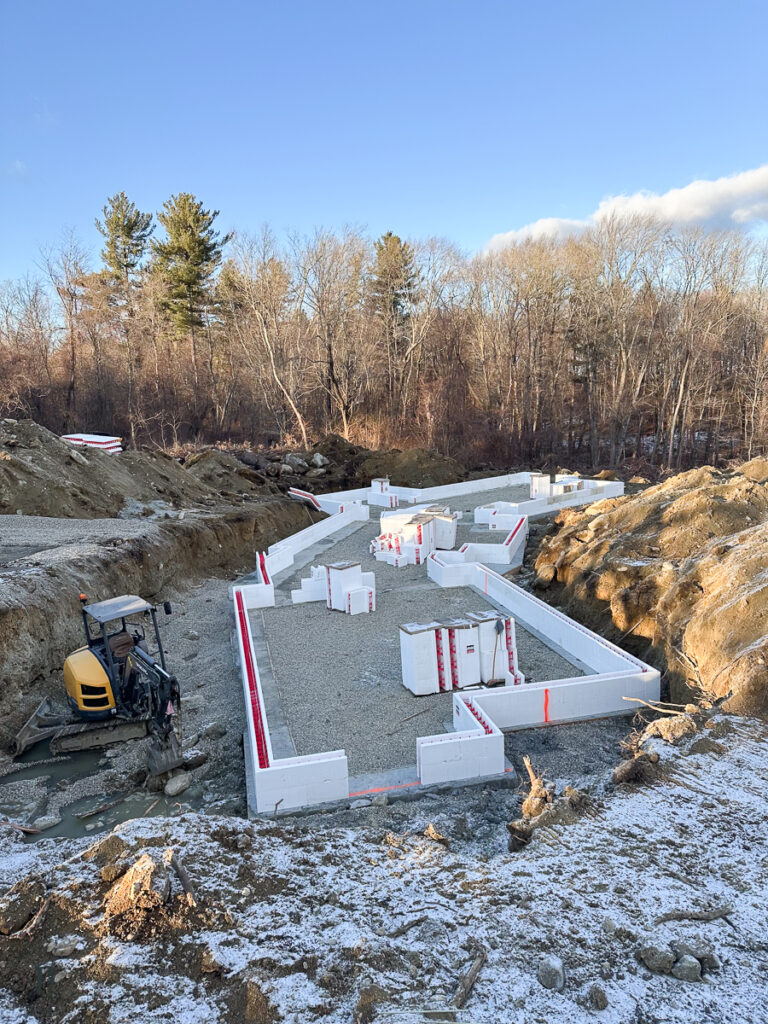 ICF New Construction Multigenerational House: The Foundation